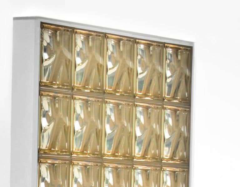 White and gold | Glass blocks | Seves Glassblock